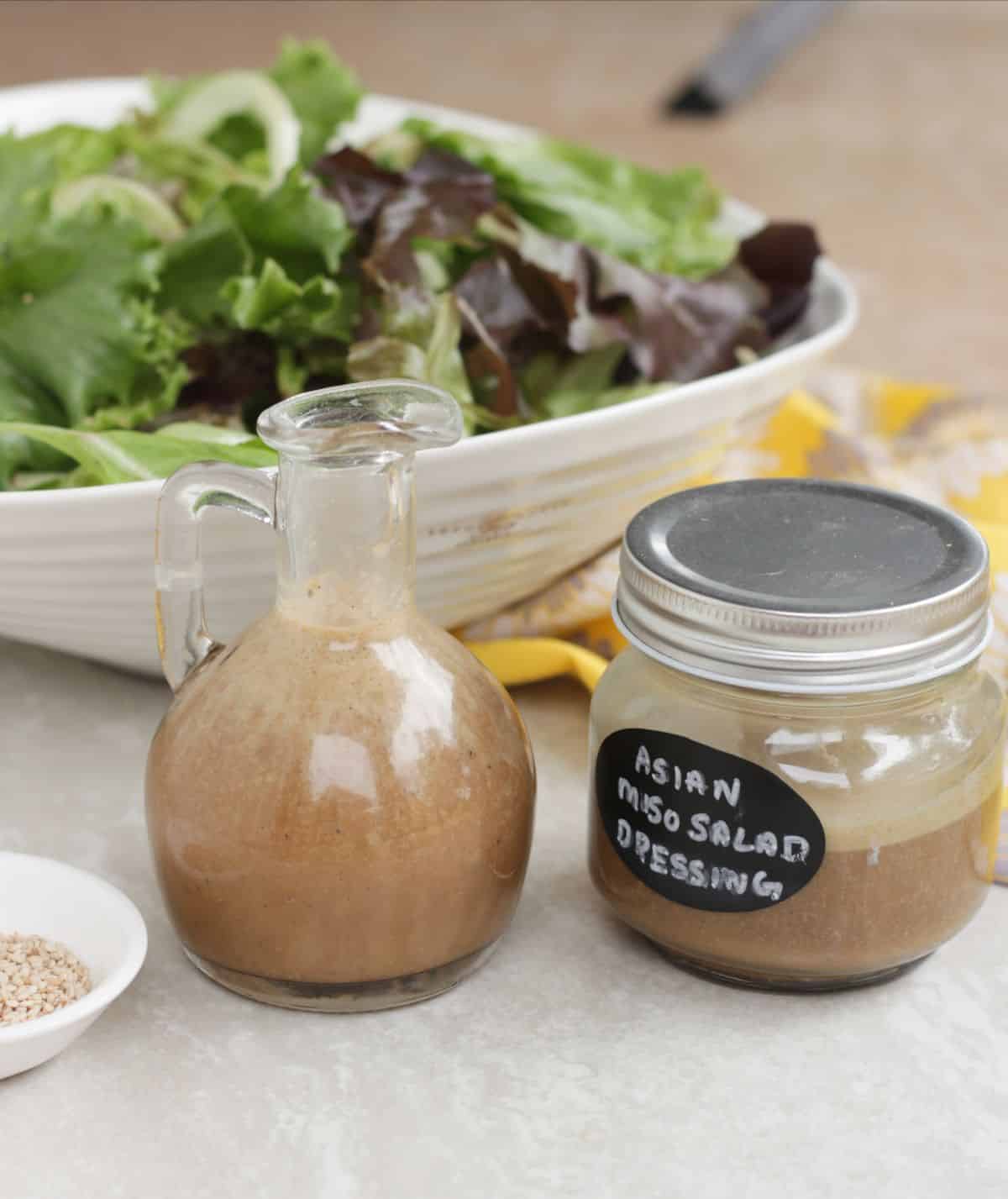 Asian Miso Salad Dressing - My Cooking Journey