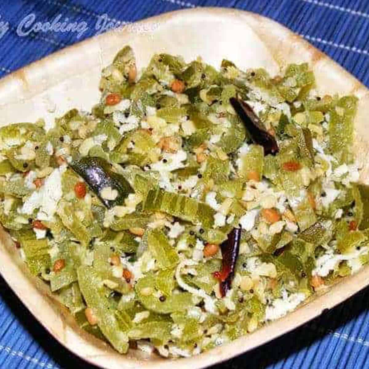 Podalangai Curry | South Indian Dry Snake Gourd Curry