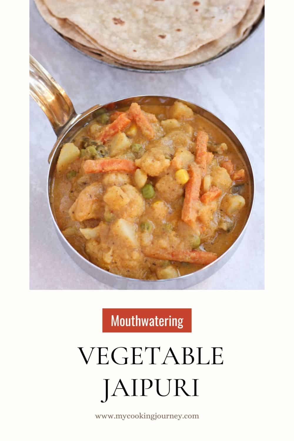 Vegetable Jaipuri | Sabz Jaipuri | Mixed Vegetable Curry
