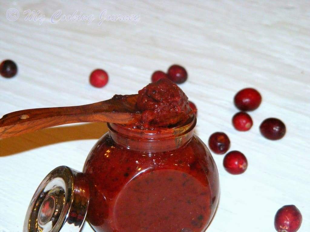 Cranberry Pickle / Kuruthi Nelli Oorukkai - My Cooking Journey