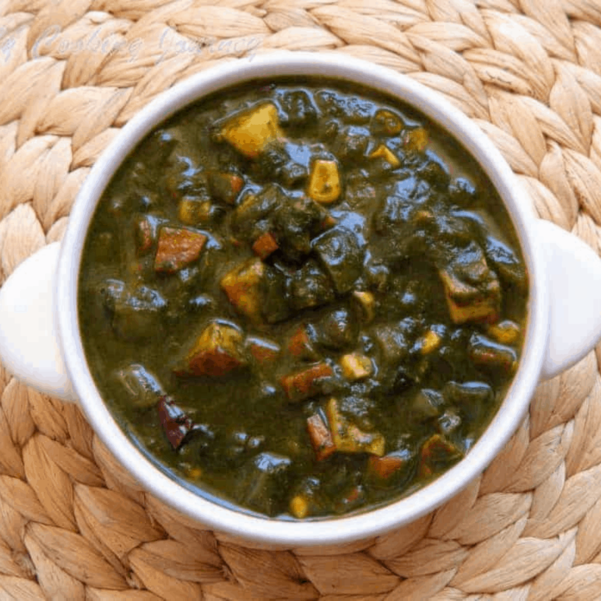 Subzi Diwani Handi – Mixed Vegetable Curry in Spinach Gravy