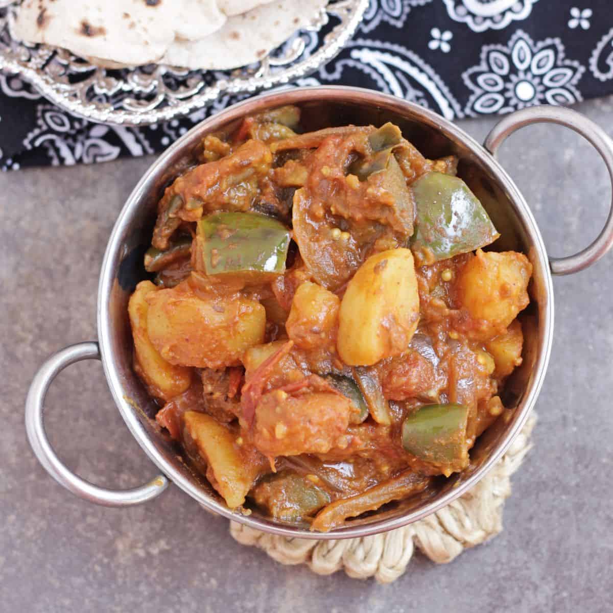 Aloo Baingan | Potato and Eggplant Curry - My Cooking Journey