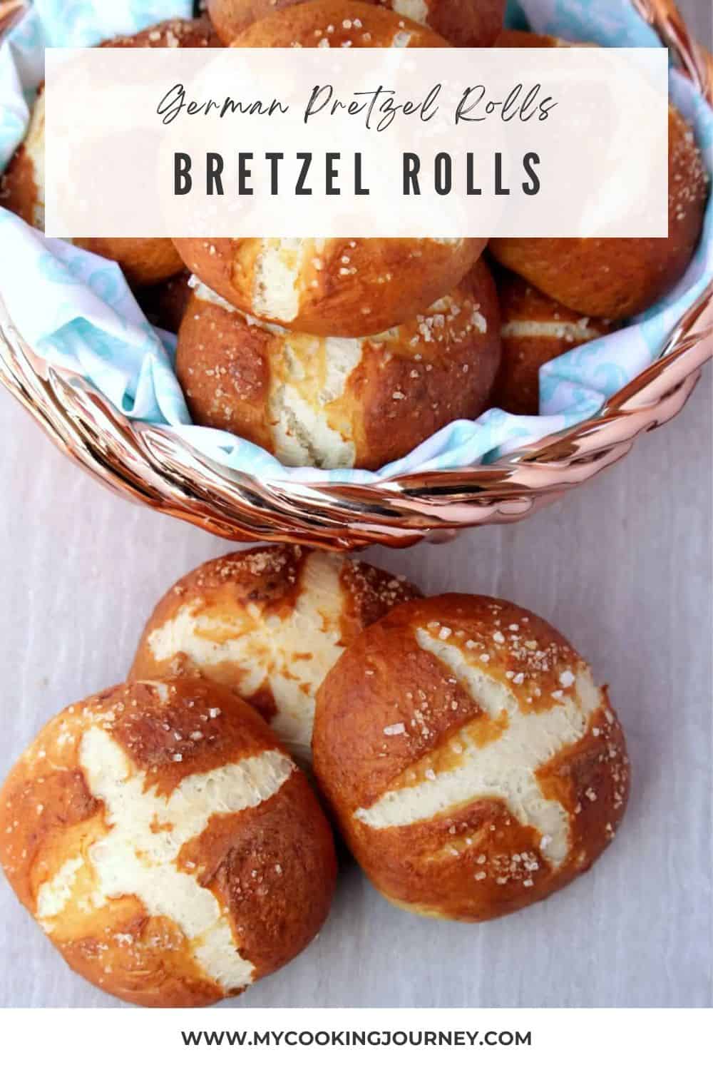 Bretzel Rolls | German Pretzel Rolls - My Cooking Journey