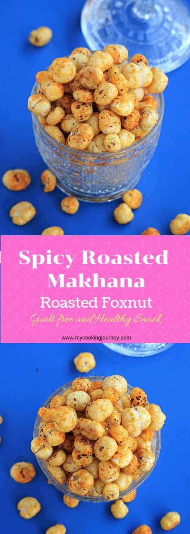 Spicy Roasted Makhana | Roasted Foxnut - My Cooking Journey