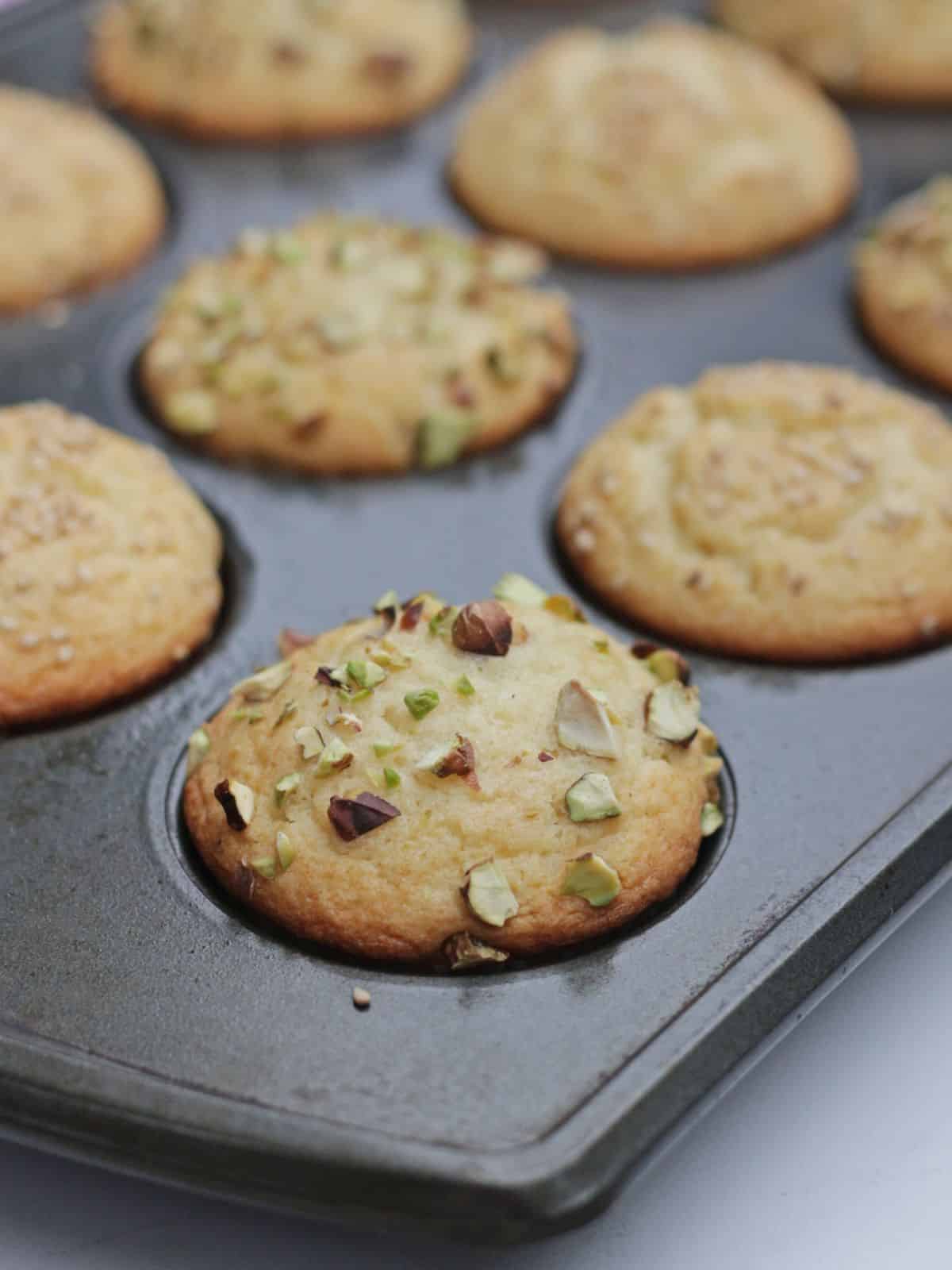 Cake Yazdi | Persian Cardamom Muffins - My Cooking Journey