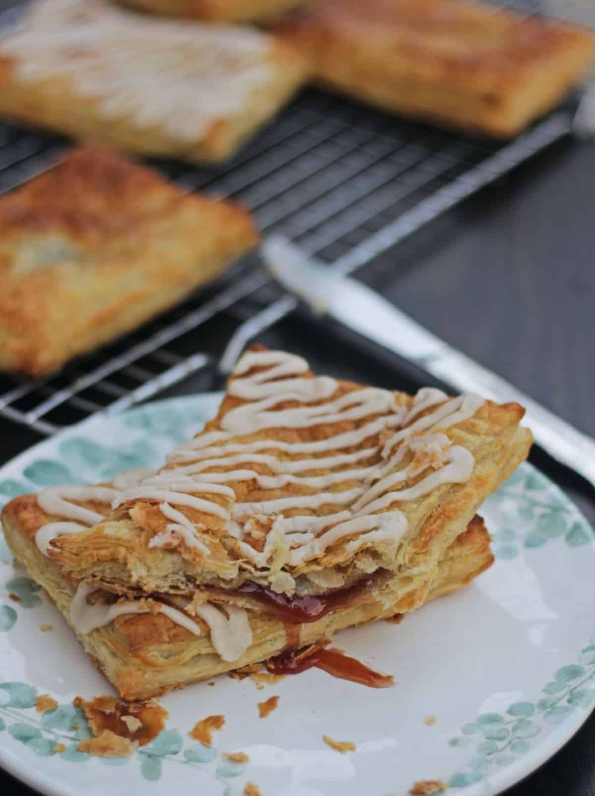 Homemade Puff Pastry Toaster Strudel