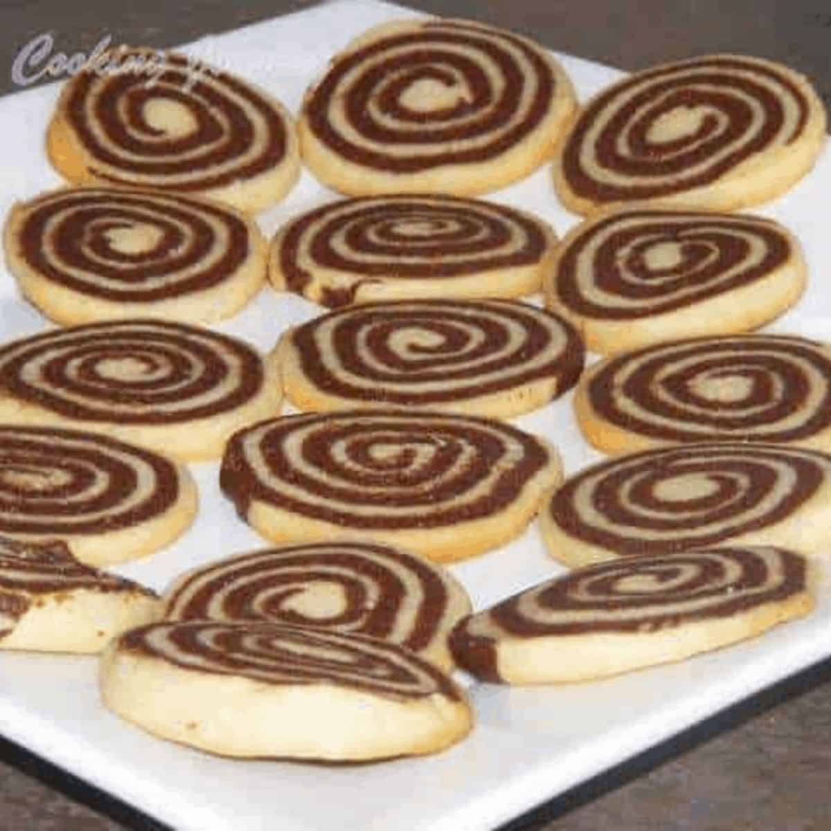 Chocolate Pinwheel Cookies Recipe - My Cooking Journey