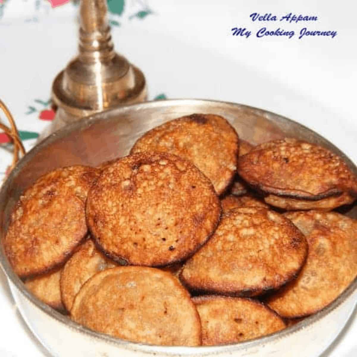 Nei Appam | Sweet Appam | Vellam Appam - My Cooking Journey